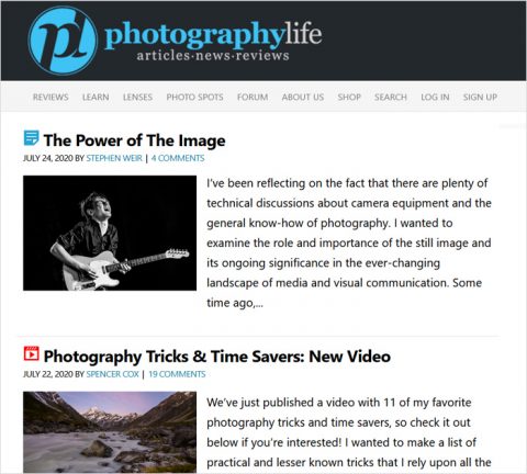 38 Photography Blogs to Get Inspiration - Blog On Your Own